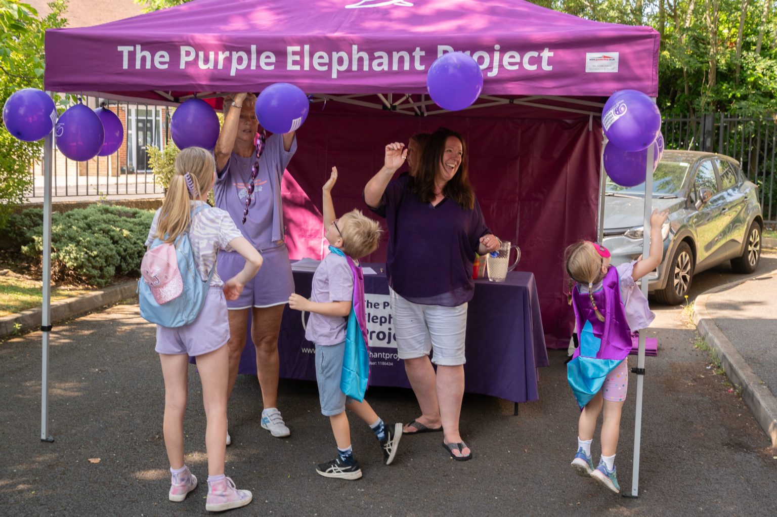 The Purple Parade - The Purple Elephant Project
